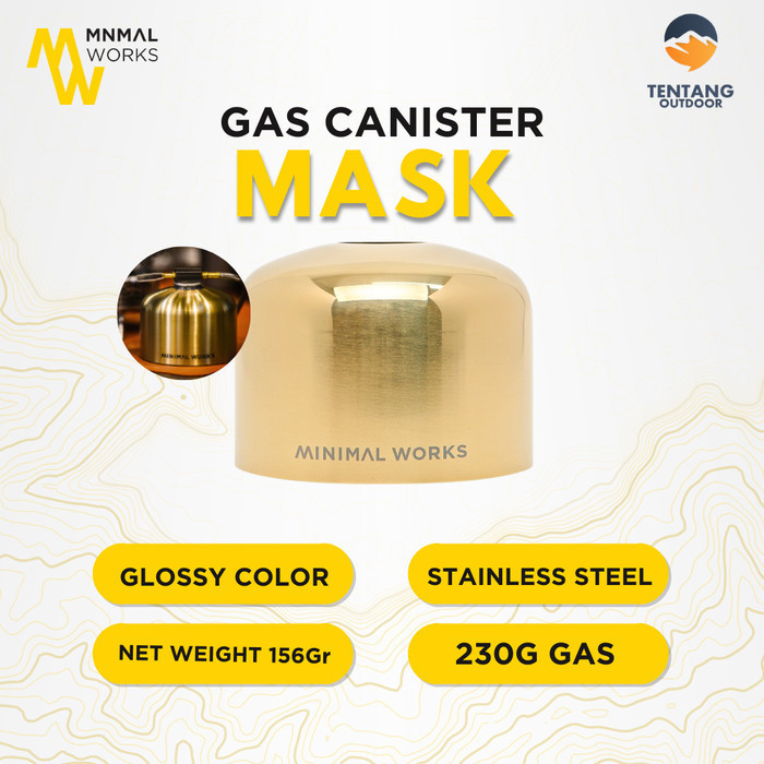 Jual MINIMAL WORKS Gas Canister Mask Cover Pelindung Gas Camping ...