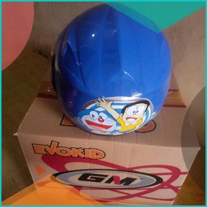 Jual HELM ANAK EVO TEEN MEREK M&G WARNA BIRU DORAEMON 19F3B2024 tools ...