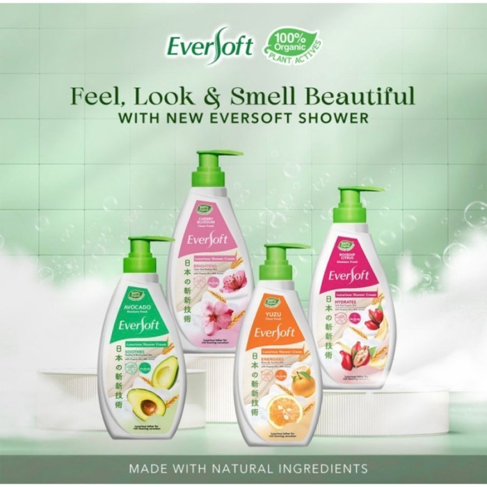 Jual Eversoft Luxurious Shower Cream 650gr | Shopee Indonesia