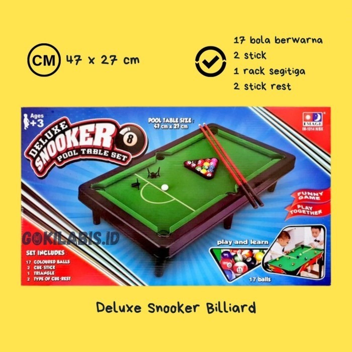 Jual Mainan Biliard Mini Pool Snooker Anak Olahraga Biliar Board Game ...