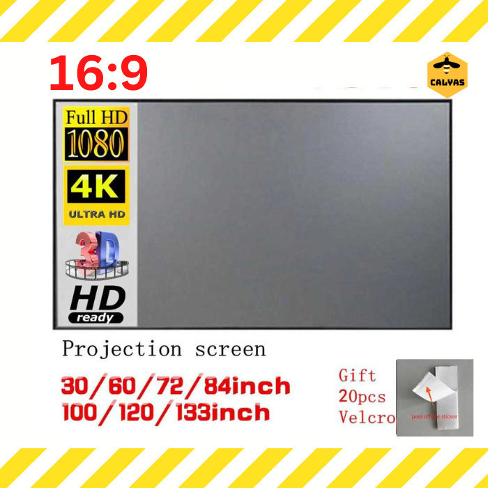 Jual Kain Layar Proyektor Anti-Light Ambient Projector Screen Lipat ...