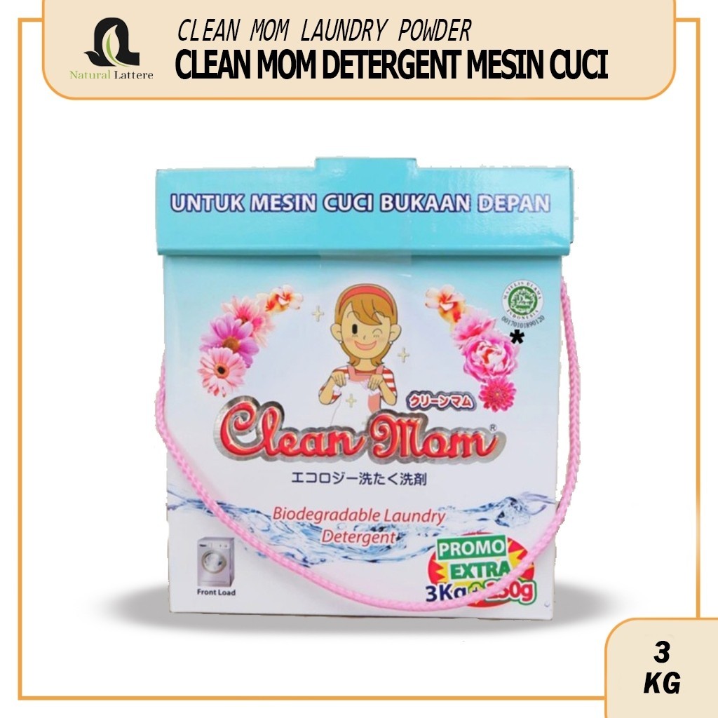 Jual Clean Mom Laundry Powder Detergent 3 Kg | Shopee Indonesia