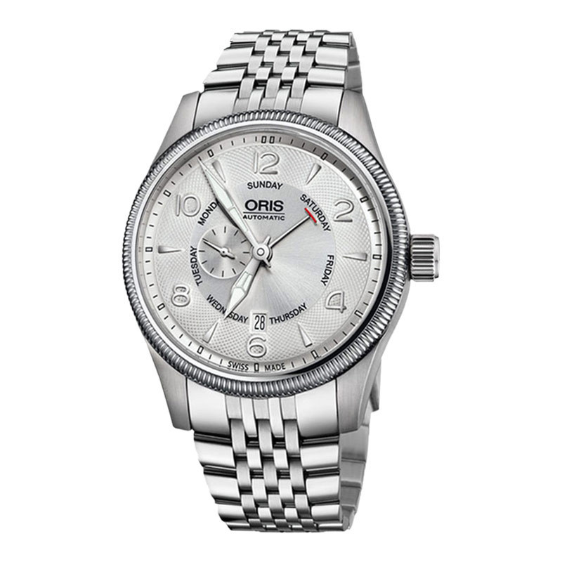 Jual Jam Tangan Pria Oris Big Crown 01-745-7688-4061-07-8-22-3 Small ...