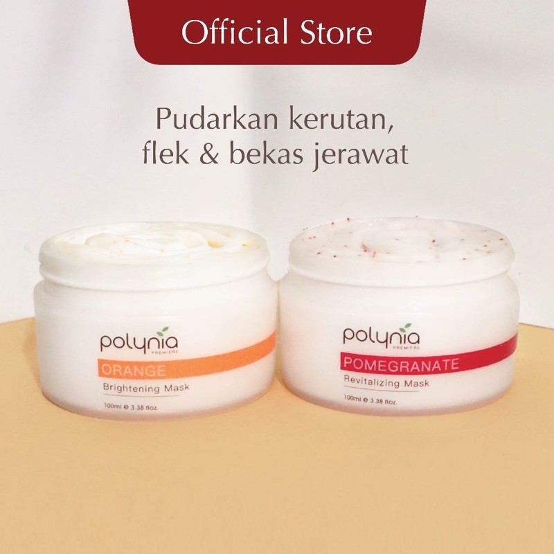 Jual READY ️ Polynia Pomegranate Revitalizing and Orange Brightening ...