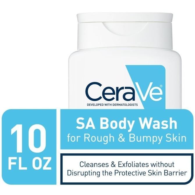Jual CeraVe SA Body Wash with Salicylic Acid FragranceFree Rough Bumpy ...