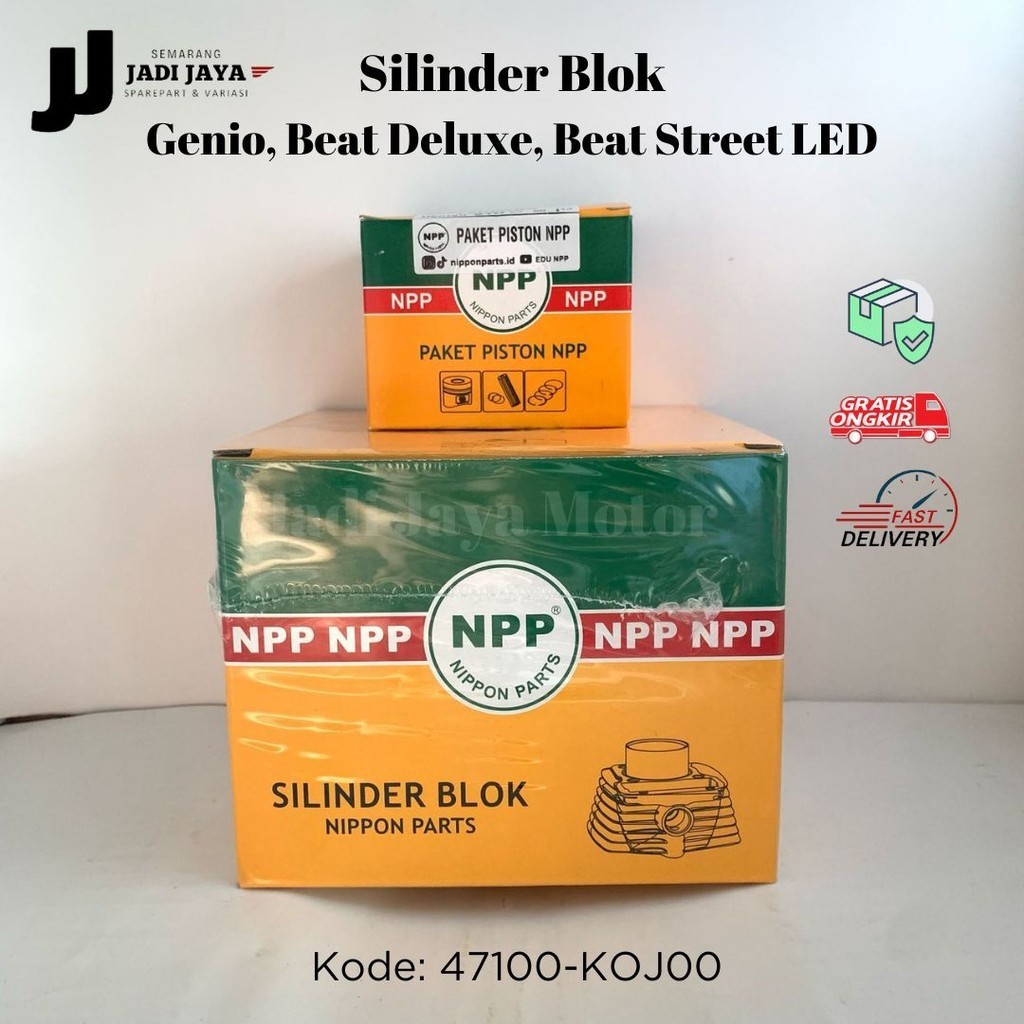 Jual Paket Silinder Blok Genio, Beat Deluxe, Beat Street Led KOJ NPP ...
