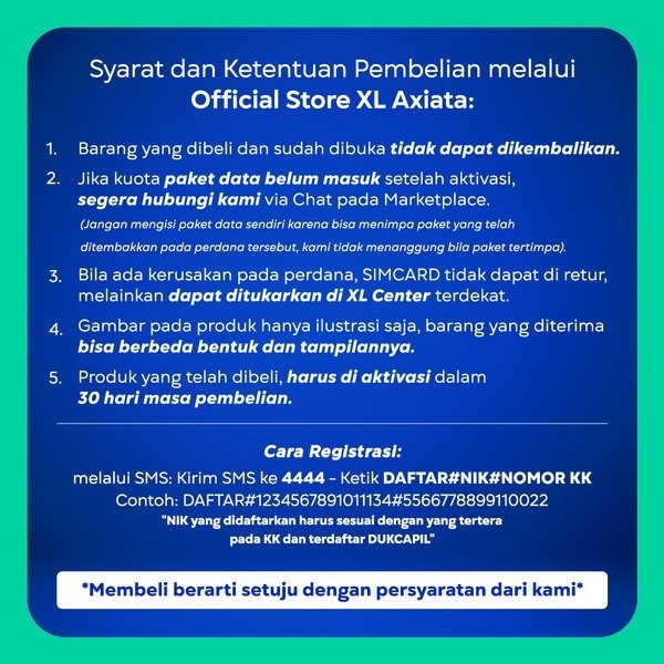 Jual Kartu Perdana Xl Akrab Hingga 63Gb 2 Anggota 30 Hari | Shopee ...