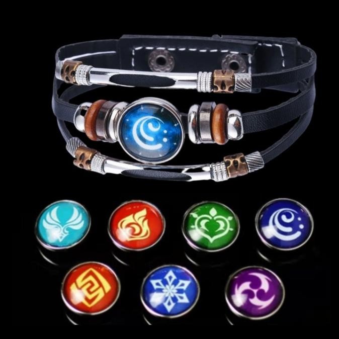 Jual Genshin Impact Vision Bracelet Gelang GLOW IN THE DARK | Shopee ...