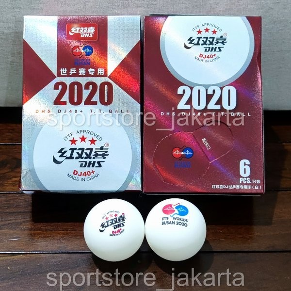 Jual BOLA PINGPONG DHS DJ40+ 3 STAR ITTF WORLD TOUR BOLA TENIS MEJA DJ40+ | Shopee Indonesia