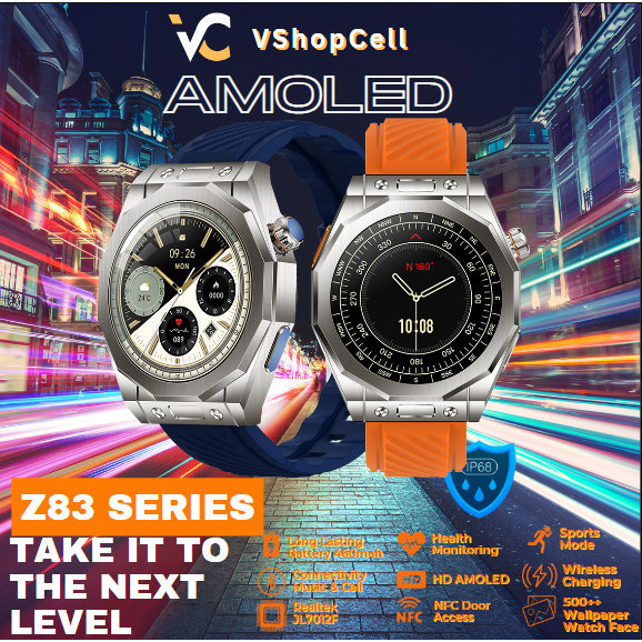 Jual Produk Terbaru V-Smartwatch Z83 Max Ultra Hd Amoled (49Mm) Series ...