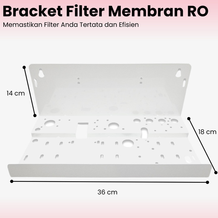 Jual Bracket Filter Air Ro Braket Plat Besi Holder Casing 3 Filter 10 ...
