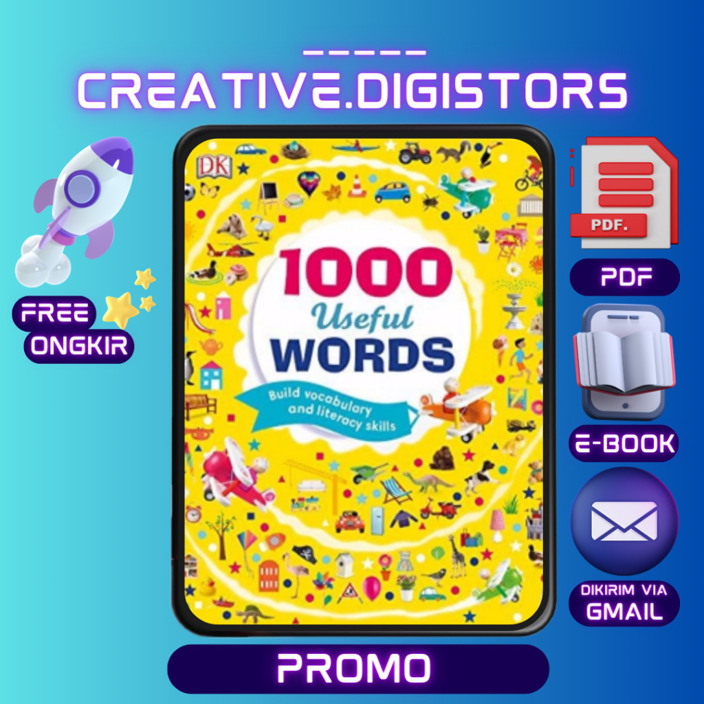 Jual (E-0013) 1000 Useful Words: Build Vocabulary &Literacy Skill Book ...