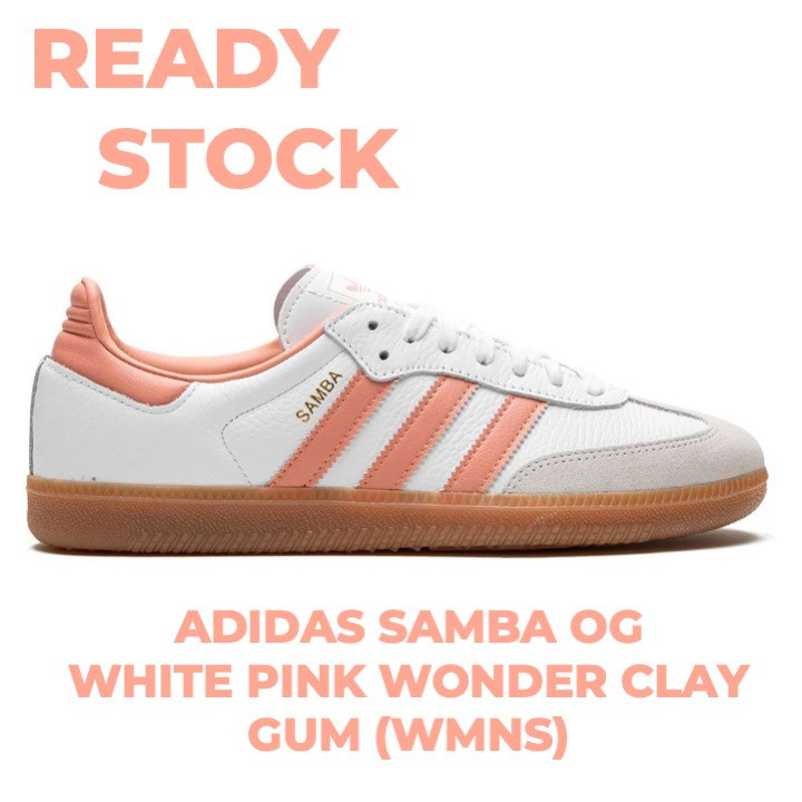 Jual Adidas Samba OG White Pink Wonder Clay (WMNS) | Shopee Indonesia