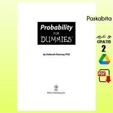 Jual Probability For Dummies ( Science & Research ) | Shopee Indonesia