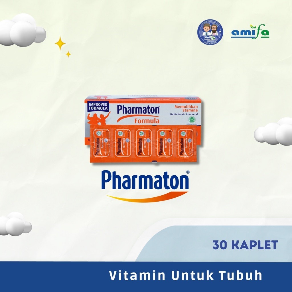 Jual PHARMATON FORMULA ISI 1 BOX 10 STRIP 50 TABLET | Shopee Indonesia