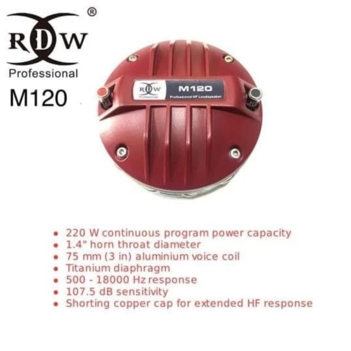 Jual Tweeter Rdw M120 - Tweeter - Neodymium | Shopee Indonesia