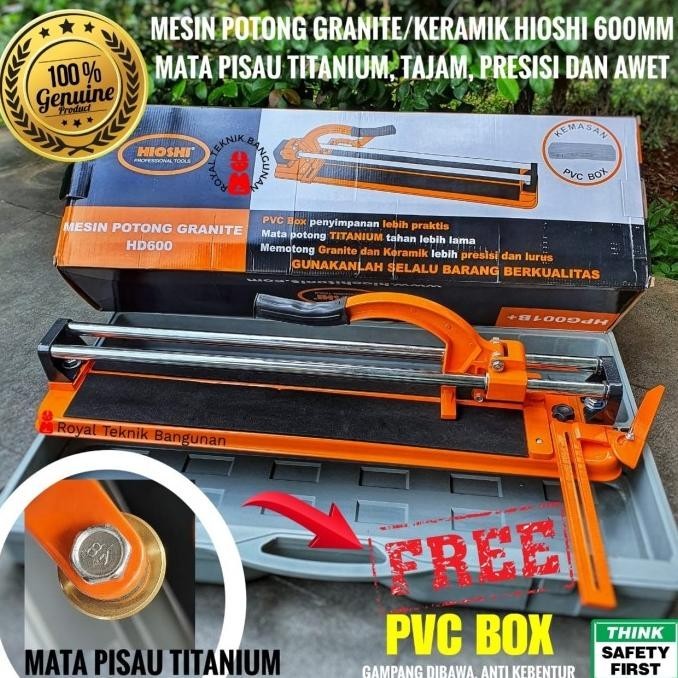 Jual Jual Meja Potong Keramik Granit 600Mm Hioshi / Tile Cutter Granite ...