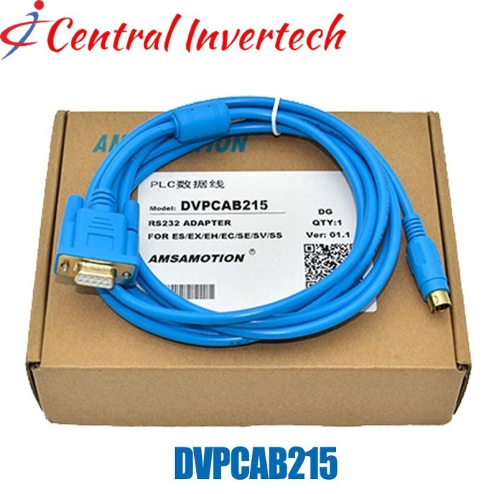 Jual AMSAMOTION DVPCAB215 Suitable Delta PLC Programming Cable DVP | Shopee Indonesia