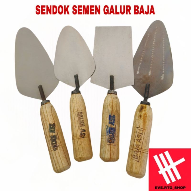 Jual Sendok Semen Galur Baja Sekop Adukan Cetok Bangunan Shopee Indonesia