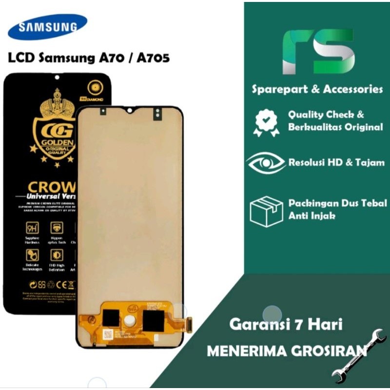 Jual LCD TOUCHSCREEN SAMSUNG A70 / A705F FULLSET COMPLETE | Shopee ...