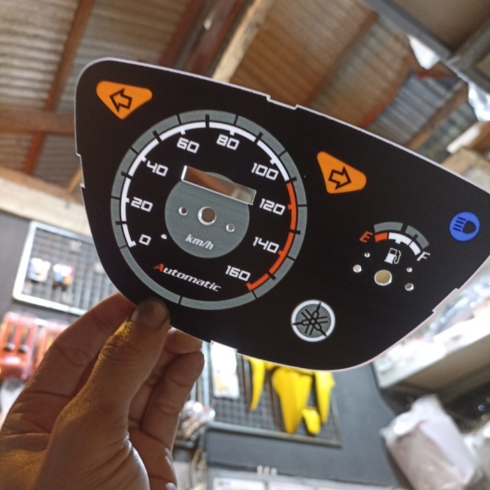Jual PAPAN SPIDOMETER ABU NOUVO LELE PANEL SPIDOMETER NOUVO LELE YAMAHA ...
