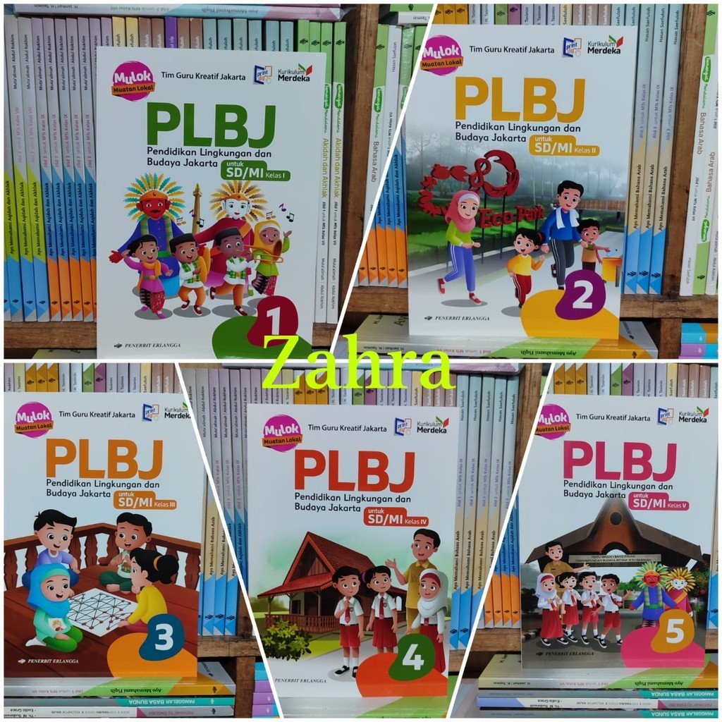 Jual Buku PLBJ Kelas 1,2,3,4,5,6 SD/Mi Kurikulum Merdeka Erlangga | Shopee Indonesia