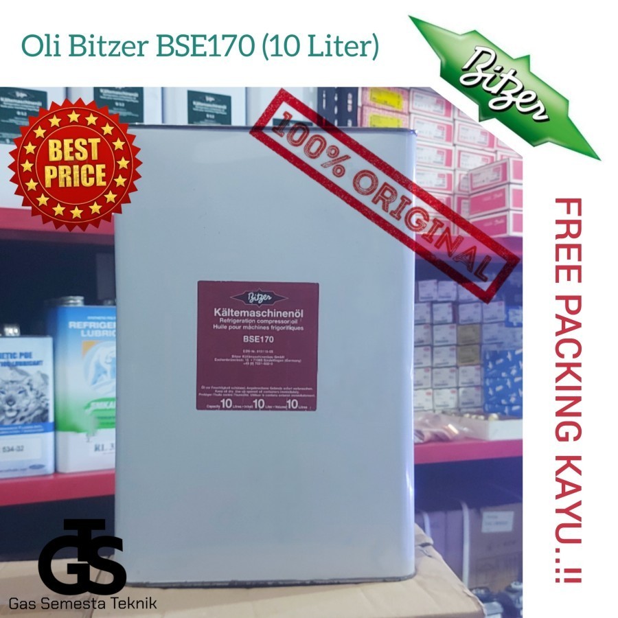 Jual OLI BITZER BSE170 (10 LITER) ORIGINAL | OLI BITZER BSE 170 (10 ...