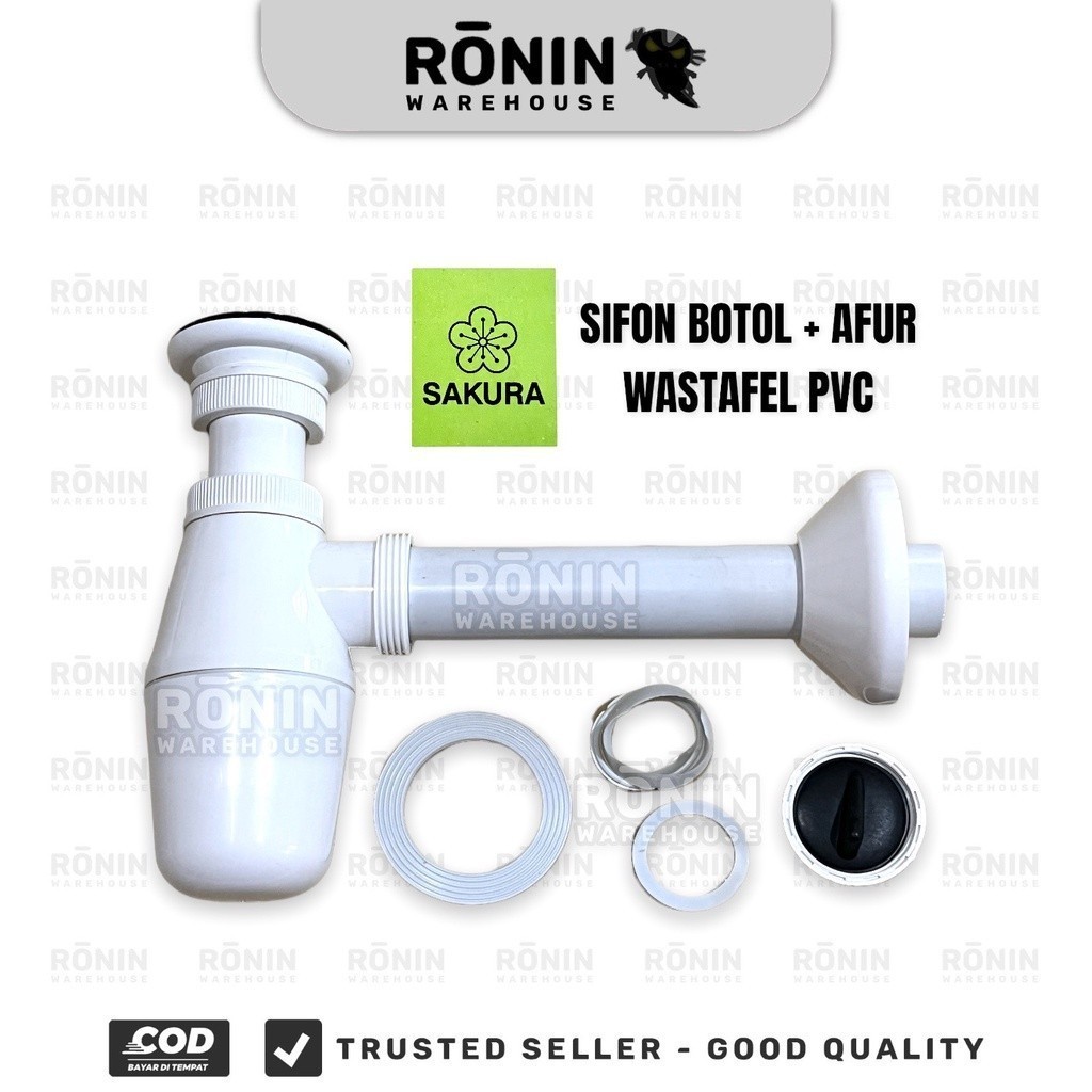 Jual SAKURA Sifon PVC Afur Avur Pipa Saringan Wastafel Sivon Plastik ...