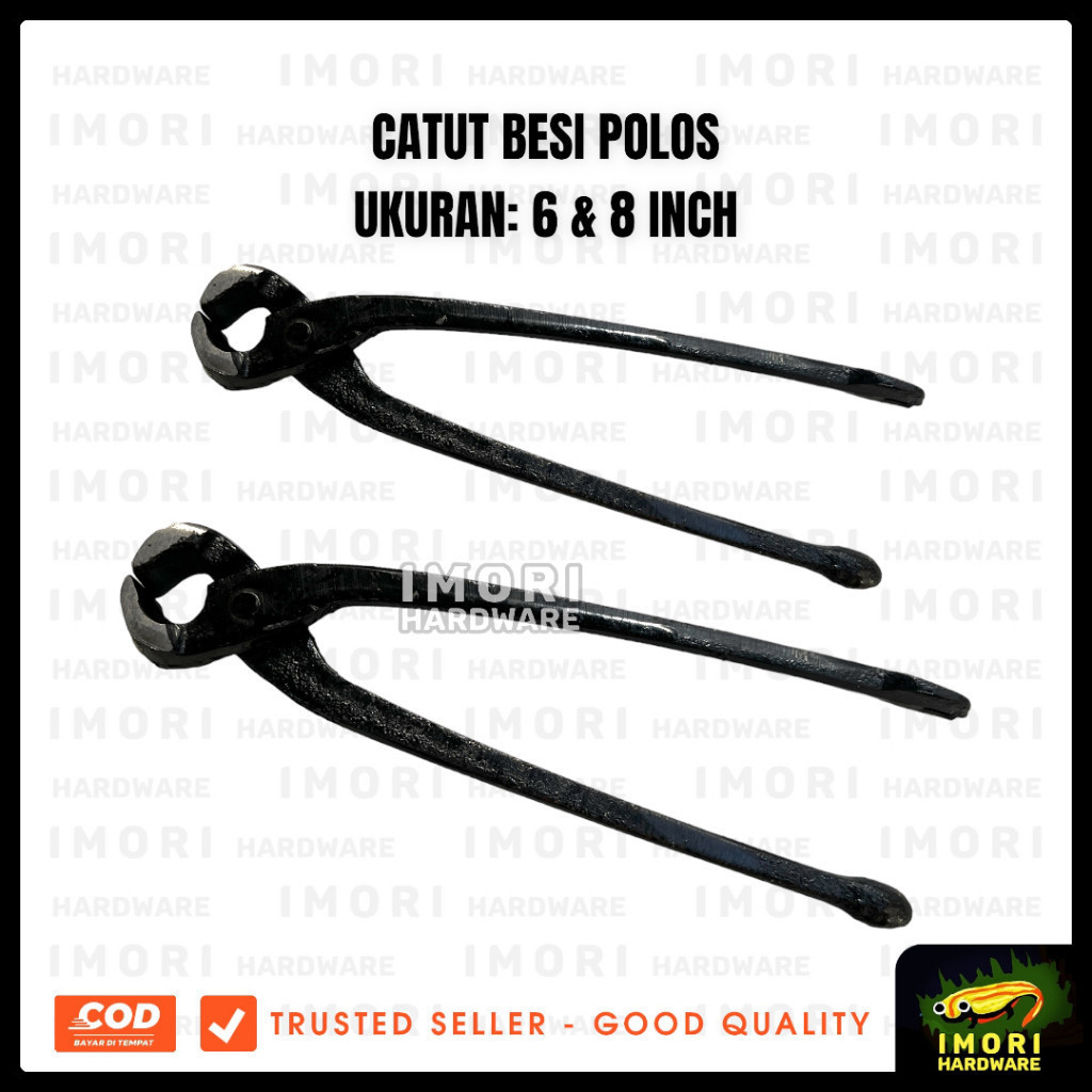 Jual Catut Besi Polos 6 8 inch Tang Kakatua Cabut Paku Tower Pincher im ...