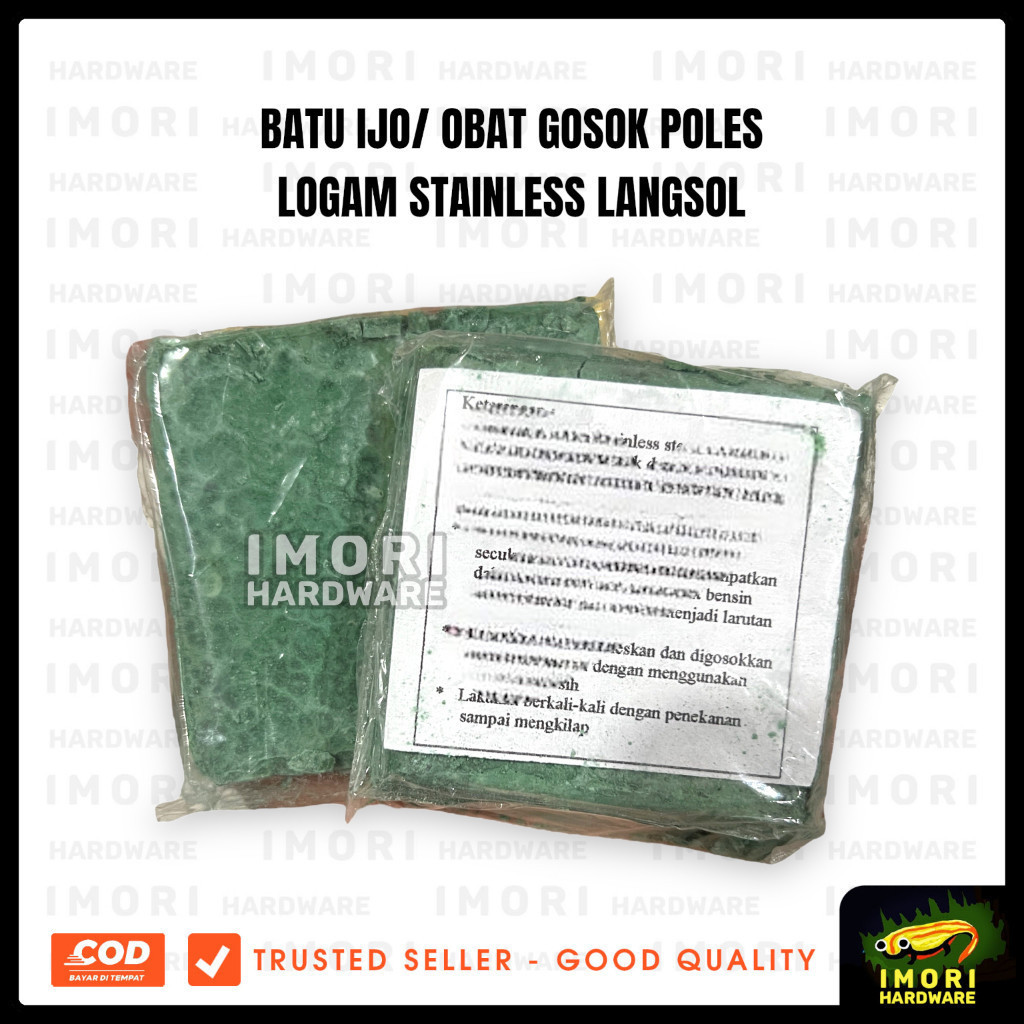 Jual METABRITE Batu Ijo Watu Hijau Obat Sabun Gosok Poles Stainless ...