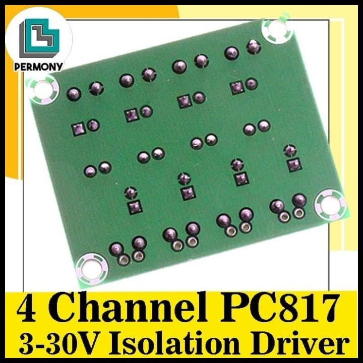Jual GRATIS ONGKIR PC817 4 CHANNEL OPTOCOUPLER MODULE 4CH OPTO COUPLER ISOLATOR BOARD ...