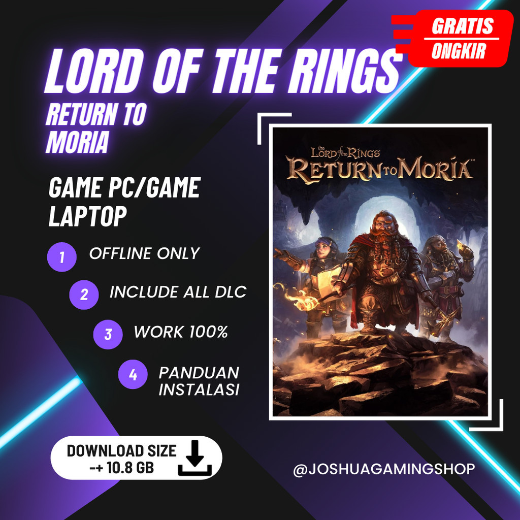 Jual The Lord of the Rings: Return to Moria - PC Game | Shopee Indonesia