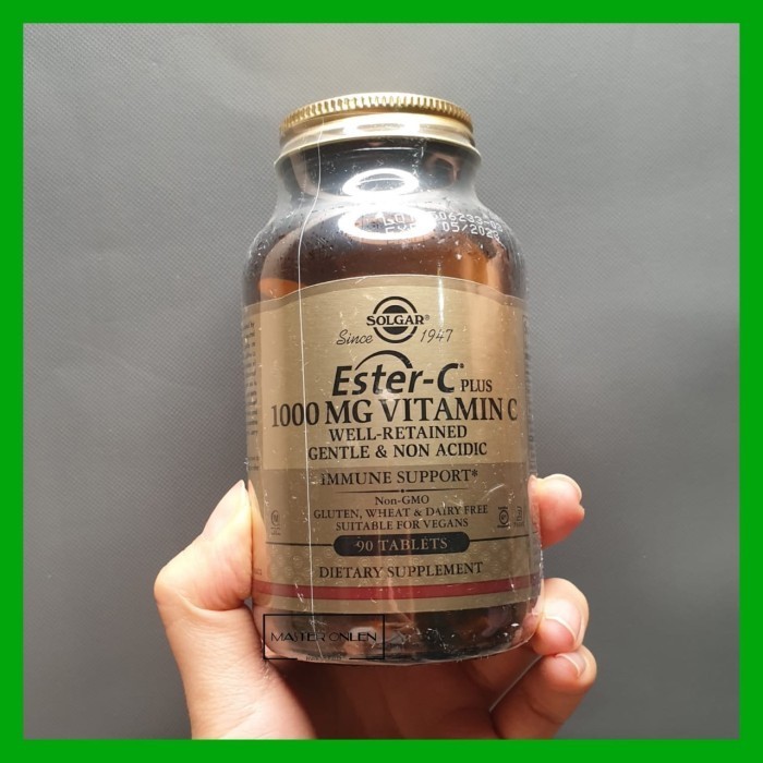 Jual Solgar Ester C Plus 1000 Mg 90 Tab Non Acid Vitamin C 1000Mg Non ...