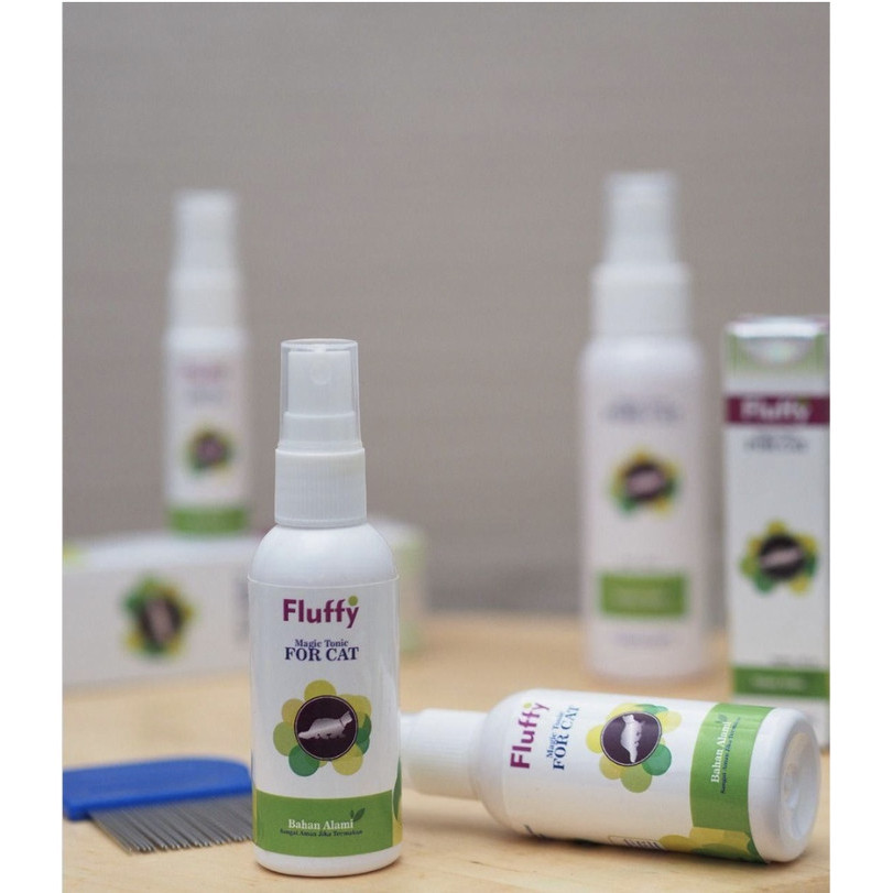 Jual Fluffy Magic Tonic Cat Obat Kutu, Jamur, Scabies, Pembasmi Kutu ...