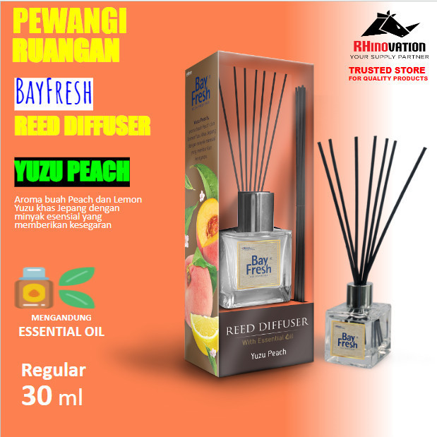 Jual Bayfresh Reed Diffuser Device Pengharum Ruangan Yuzu Peach ...