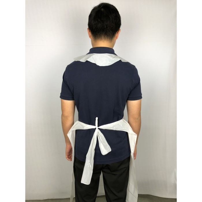 Jual Apron Celemek Plastik Ldpe / Apron Medis Apd Disposable Sekali ...