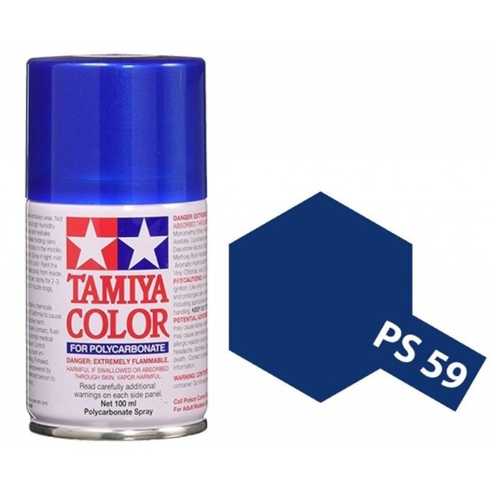 Jual TAMIYA POLYCARBONATE PS-59 DARK METALLIC BLUE SPRAY PAINT | Shopee ...