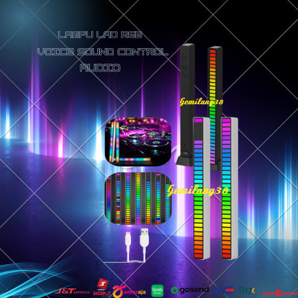 Jual Lampu Led Rgb Control Audio Spectrum Indicator Bar Rythmm,Non ...