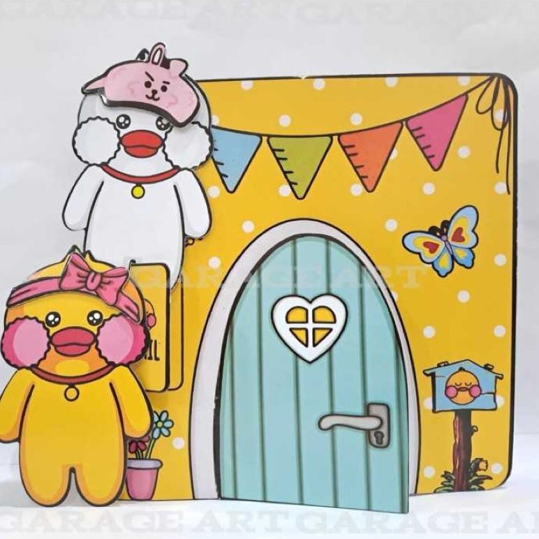 Jual Paper Duck Bebek Viral Mainan Kertas Edukatif Paper Doll Quite ...