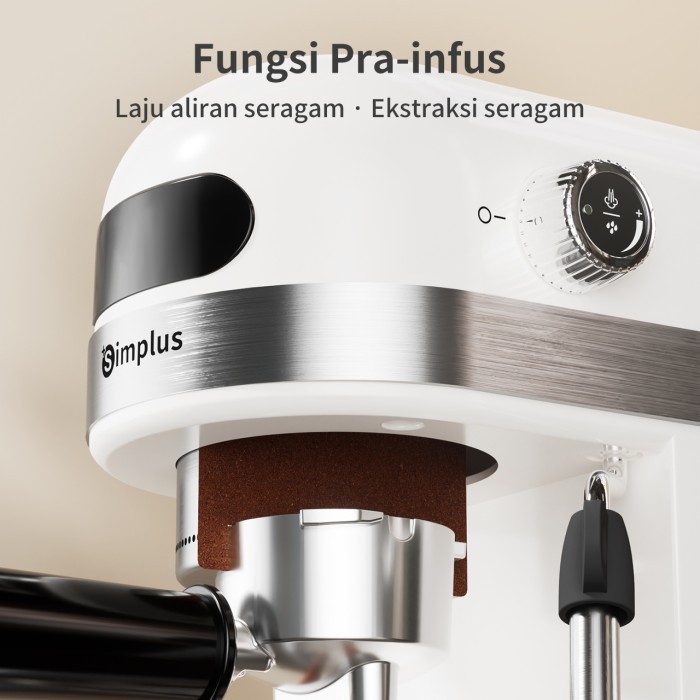 Jual Simplus Mesin Kopi Espresso Coffee Maker Rumah Tangga 20 Bar | Shopee Indonesia