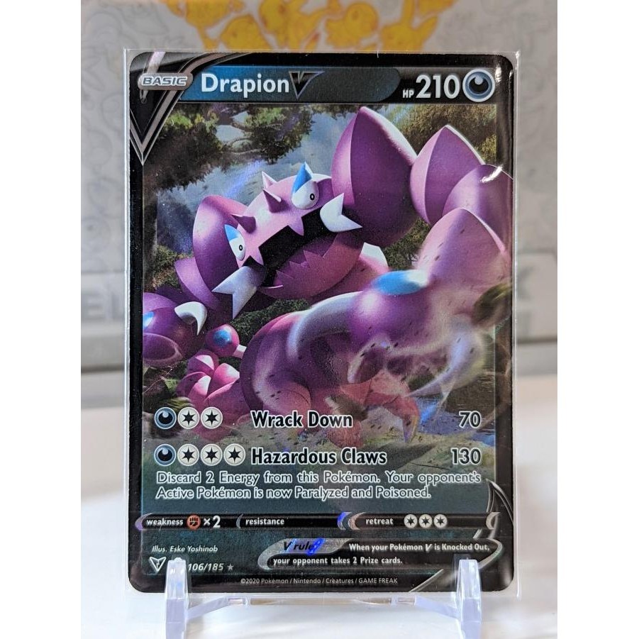 Jual DRAPION V 106 - Vivid Voltage - Pokemon TCG English | Shopee Indonesia