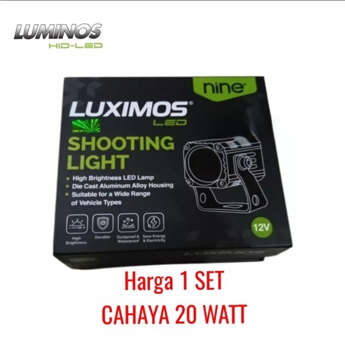 Jual Lampu Led Tembak D2 Laser Premium Luximos Nine R9 Ada Mode Kedip ...