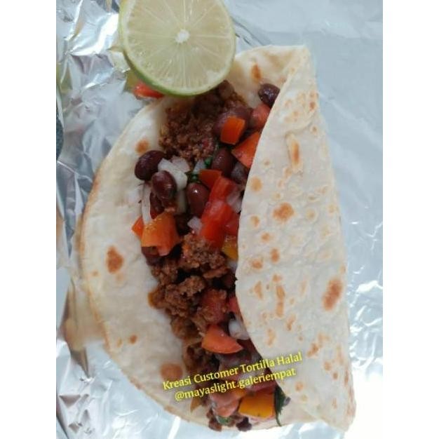 Jual Tortilla 20Cm Isi 10 Lembar Tortila Kulit Kebab Bungkus Kebab ...