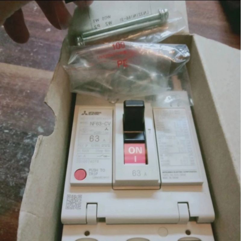 Jual MCCB MITSUBISHI NF63-SV 3P 63A ORIGINAL ASLI JAPAN | Shopee Indonesia