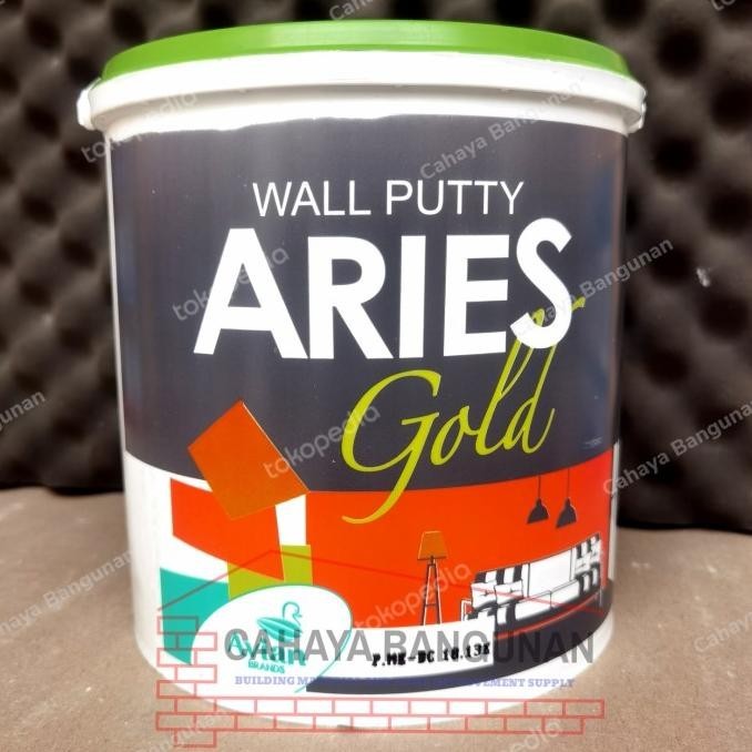Jual Dempul Plamir Plamur Tembok Kayu Wall Putty Aries Gold Galon 5Kg 5 ...