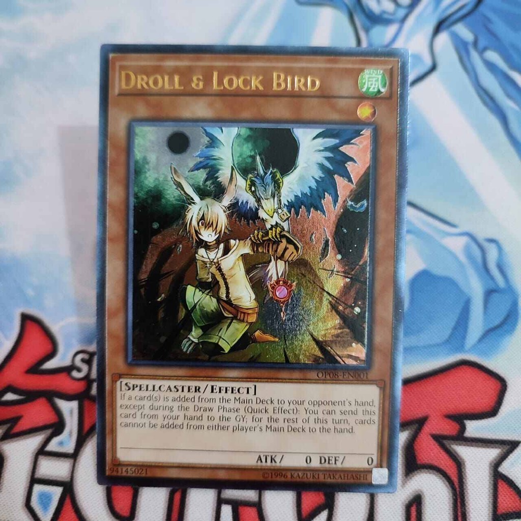 Jual yugioh droll lock bird OP08 UL original | Shopee Indonesia