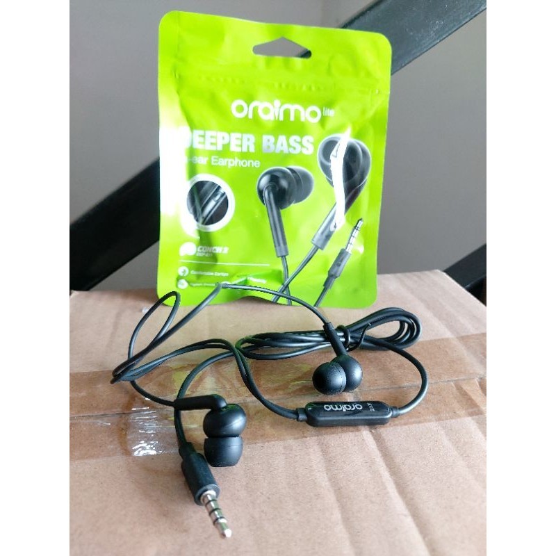 Jual ORAIMO OEP-E11//OEP-320S Earphone Deeper Bass In-Ear | Shopee ...