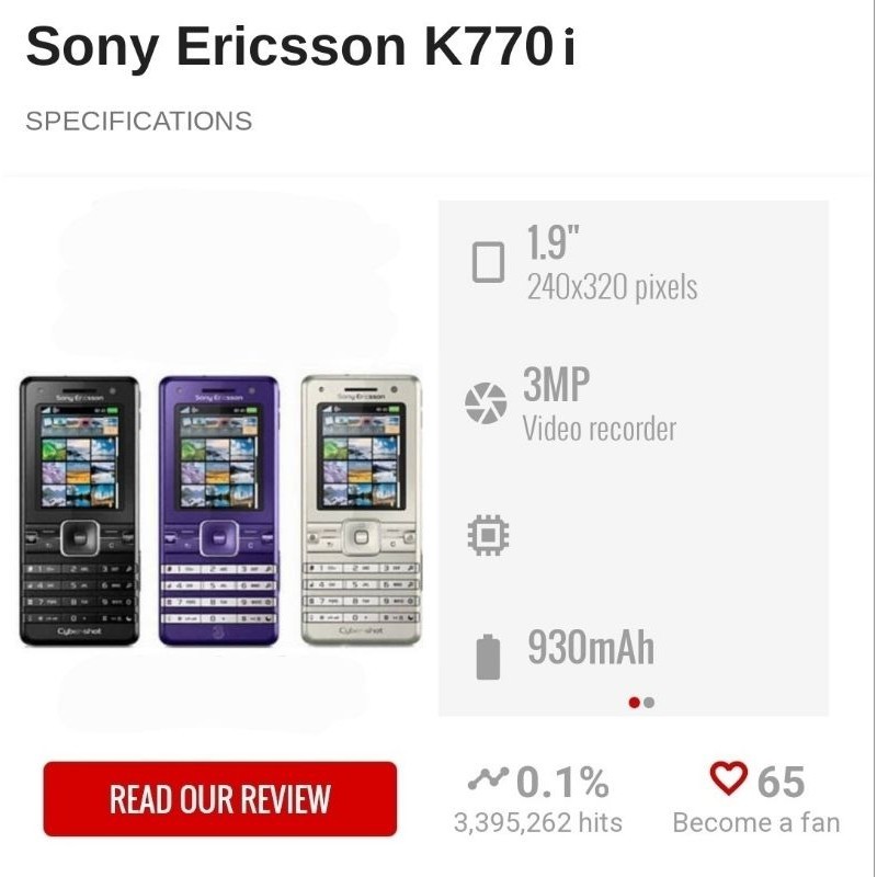 Jual SONYERICSSON K770i CANDYBAR HP CLASSIC HP UNIK DAN MENARIK HP ...