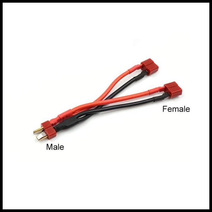 Jual BEST DEAL KONEKTOR LIPO T PLUG DEAN CONNECTOR 1 TO 2 DUAL BATTERY ...