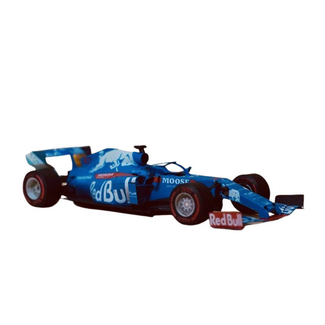 Jual diy papercraft lembar kertas pola mobil balap f1 honda str14 ...